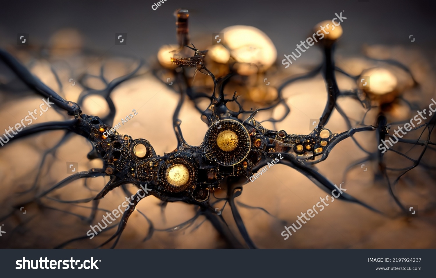 Artificial Brain Cells Restoring Brain Functions Stock Illustration 2197924237 Shutterstock