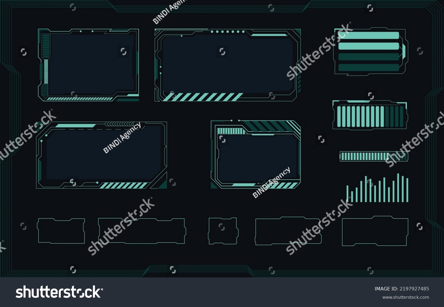 Futuristic User Interface Design Set Hitech Stock Vector (Royalty Free ... Futuristic User Interface Design Set Hitech Stock Vector (Royalty Free ...