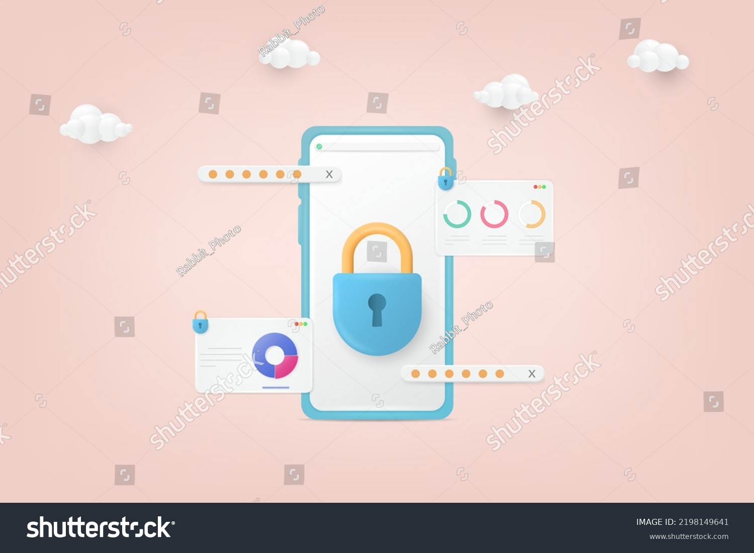 Mobile Application Data Analysis User Data Stock Vector Royalty Free