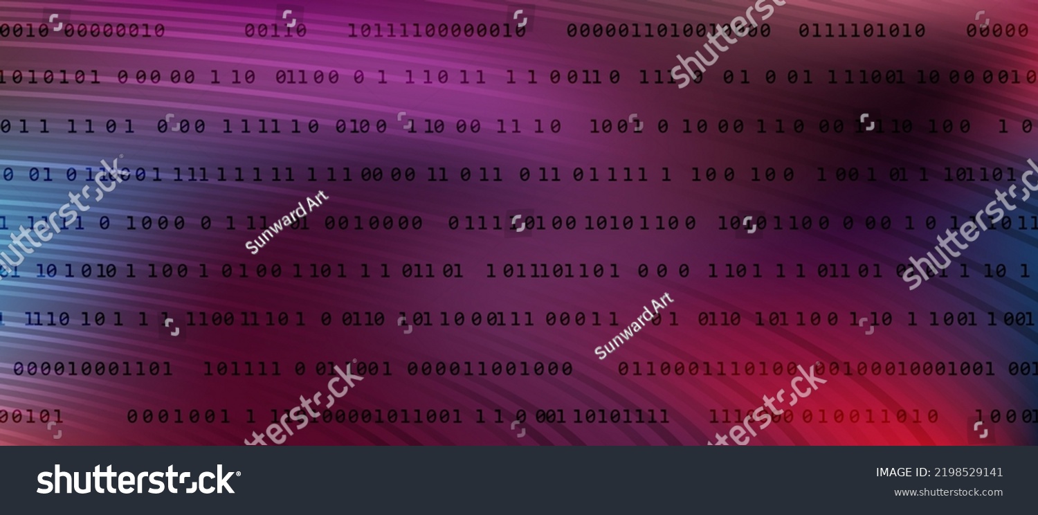 Futuristic 0 1 Digits Programming Code Stock Vector (Royalty Free ...
