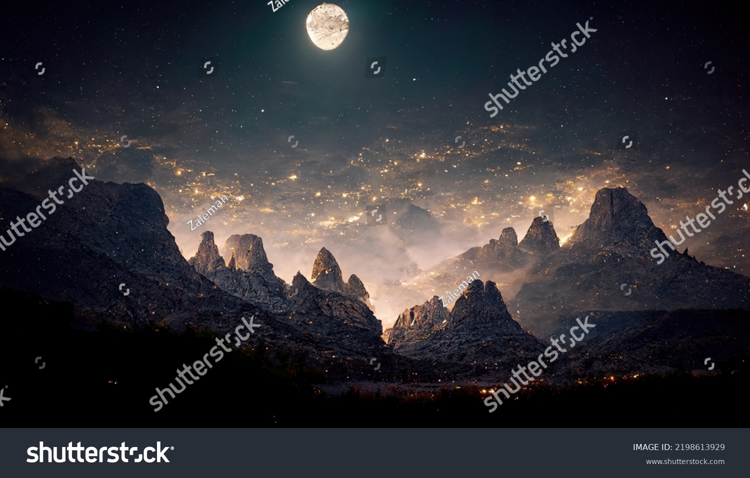 Raster Illustration Spooky Empty Rock Dark Stock Illustration ... Raster Illustration Spooky Empty Rock Dark Stock Illustration ...