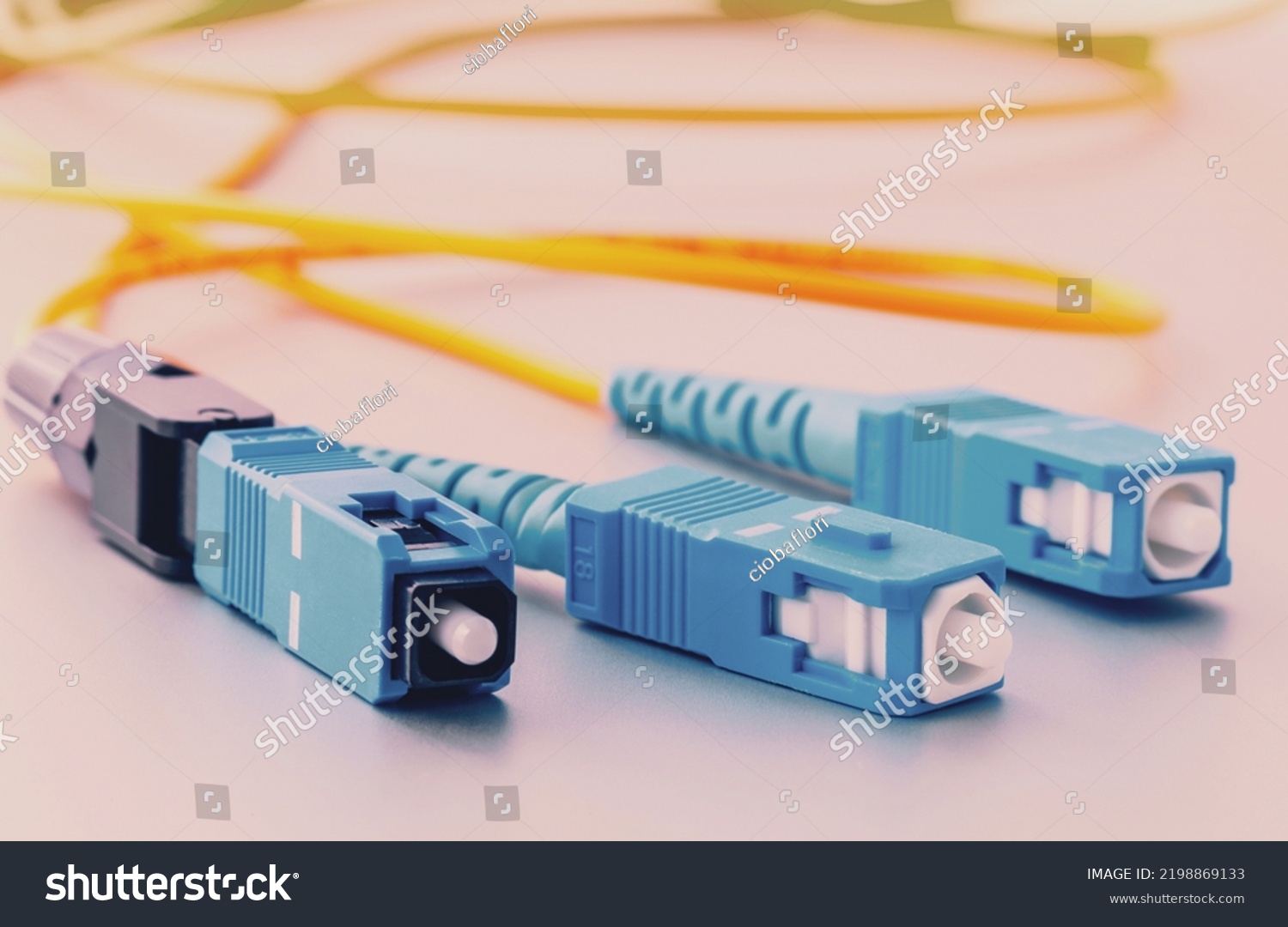 Fiber Optics Connectors Symbolic Photo Fast Stock Photo 2198869133 ... Fiber Optics Connectors Symbolic Photo Fast Stock Photo 2198869133 ...