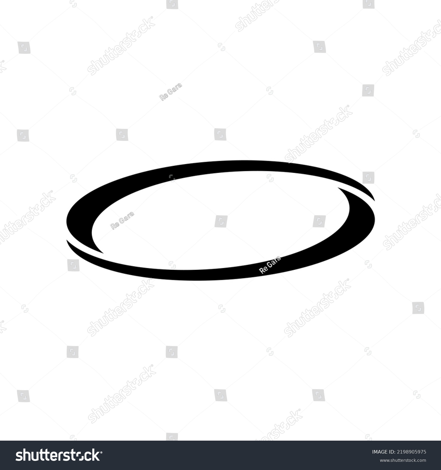 Abstract Shape Oval Swoosh Icon Logo Stock Vector (Royalty Free ... Abstract Shape Oval Swoosh Icon Logo Stock Vector (Royalty Free ...
