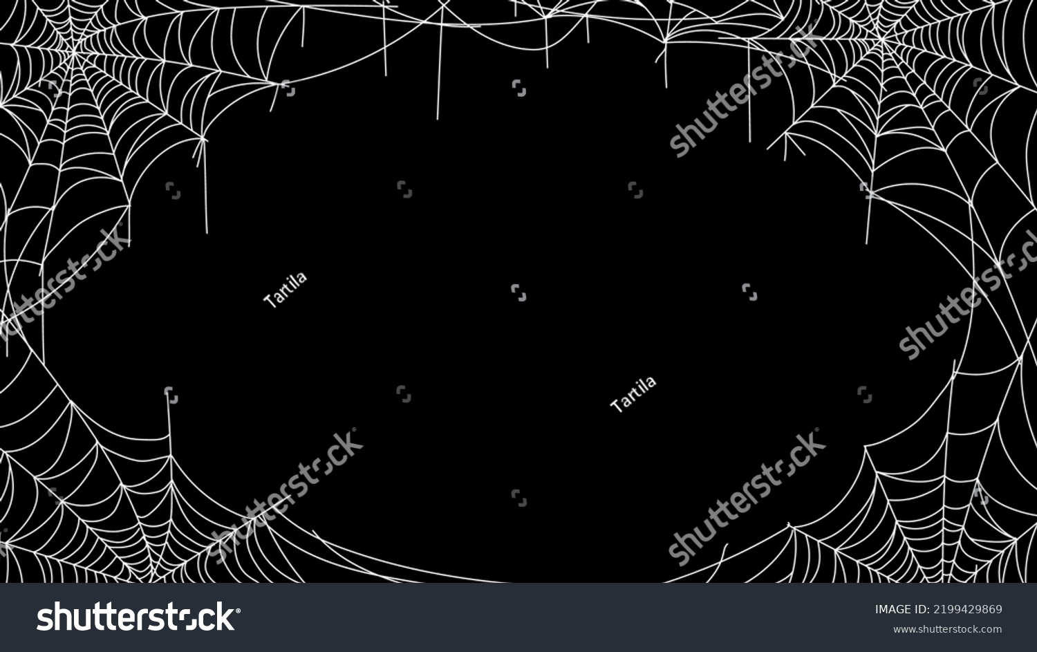 Spiderweb Framing Spider Cobweb Decorative Border Stock Vector (Royalty ... Spiderweb Framing Spider Cobweb Decorative Border Stock Vector (Royalty ...