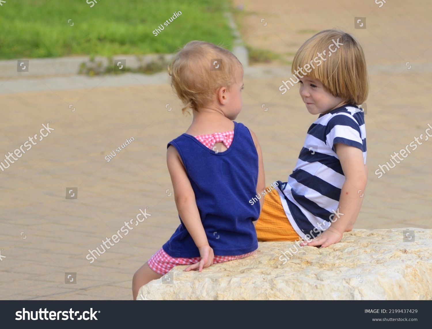 Little Boy Girl Brother Sister Walking Stock Photo 2199437429 ... Little Boy Girl Brother Sister Walking Stock Photo 2199437429 ...