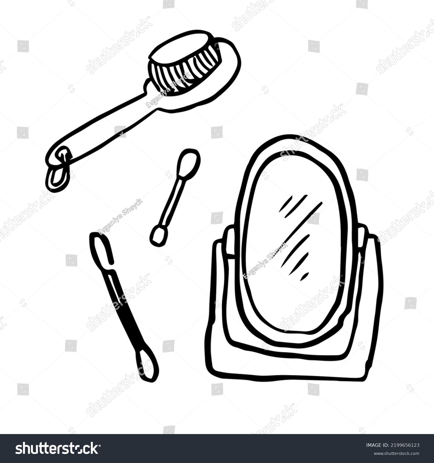 Cartoon Bathroom Accessories Vector Icons Black Stock Vector (Royalty ... Cartoon Bathroom Accessories Vector Icons Black Stock Vector (Royalty ...