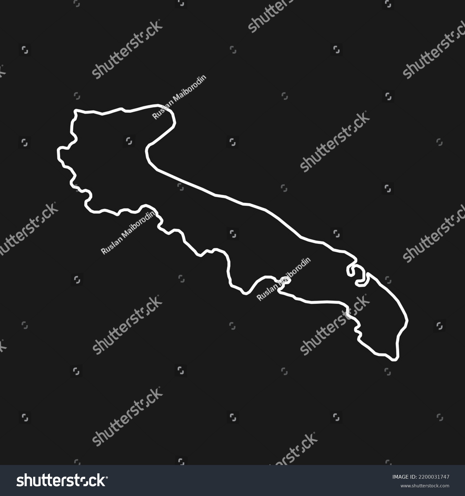 Puglia Map Region Italy Vector Illustration Stock Vector (Royalty Free ... Puglia Map Region Italy Vector Illustration Stock Vector (Royalty Free ...