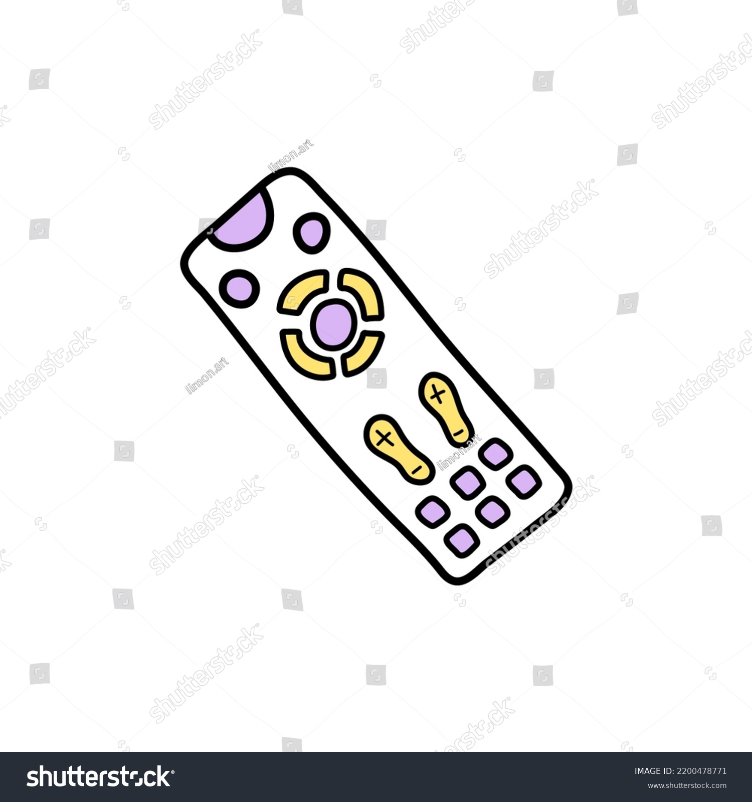 Remote Control Cartoon Hand Drawn Image Stock Illustration 2200478771 ... Remote Control Cartoon Hand Drawn Image Stock Illustration 2200478771 ...