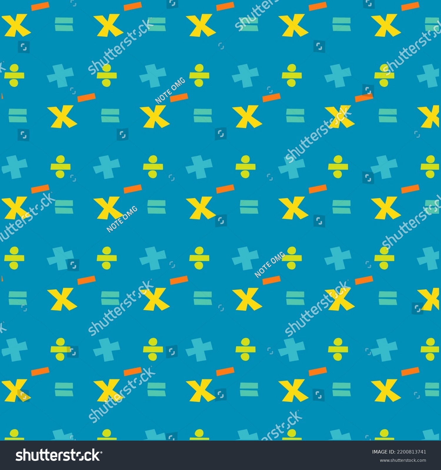 Symbols Five Basic Operations Add Subtract Stock Illustration 2200813741 Shutterstock 2947