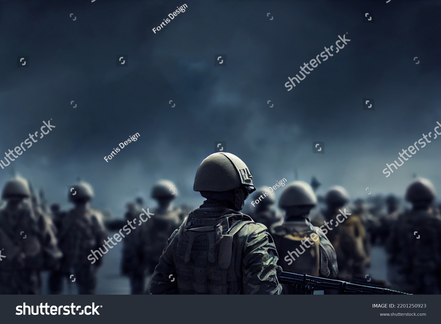 Soldiers Walking On Battlefield Illustration Army Stock Illustration ... Soldiers Walking On Battlefield Illustration Army Stock Illustration ...