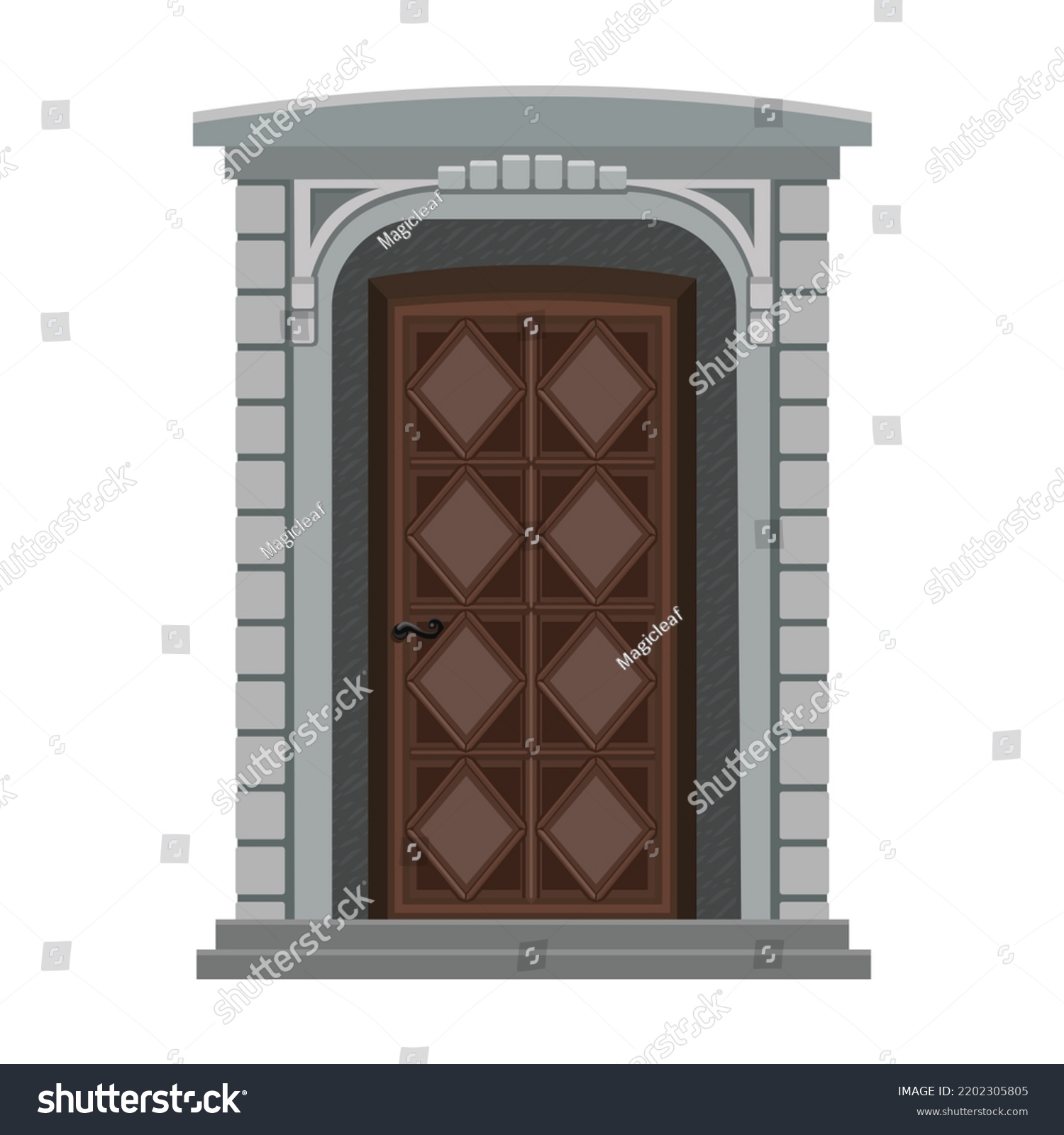 Door Wooden Vector Cartoon Icon Vector Stock Vector (Royalty Free ... Door Wooden Vector Cartoon Icon Vector Stock Vector (Royalty Free ...