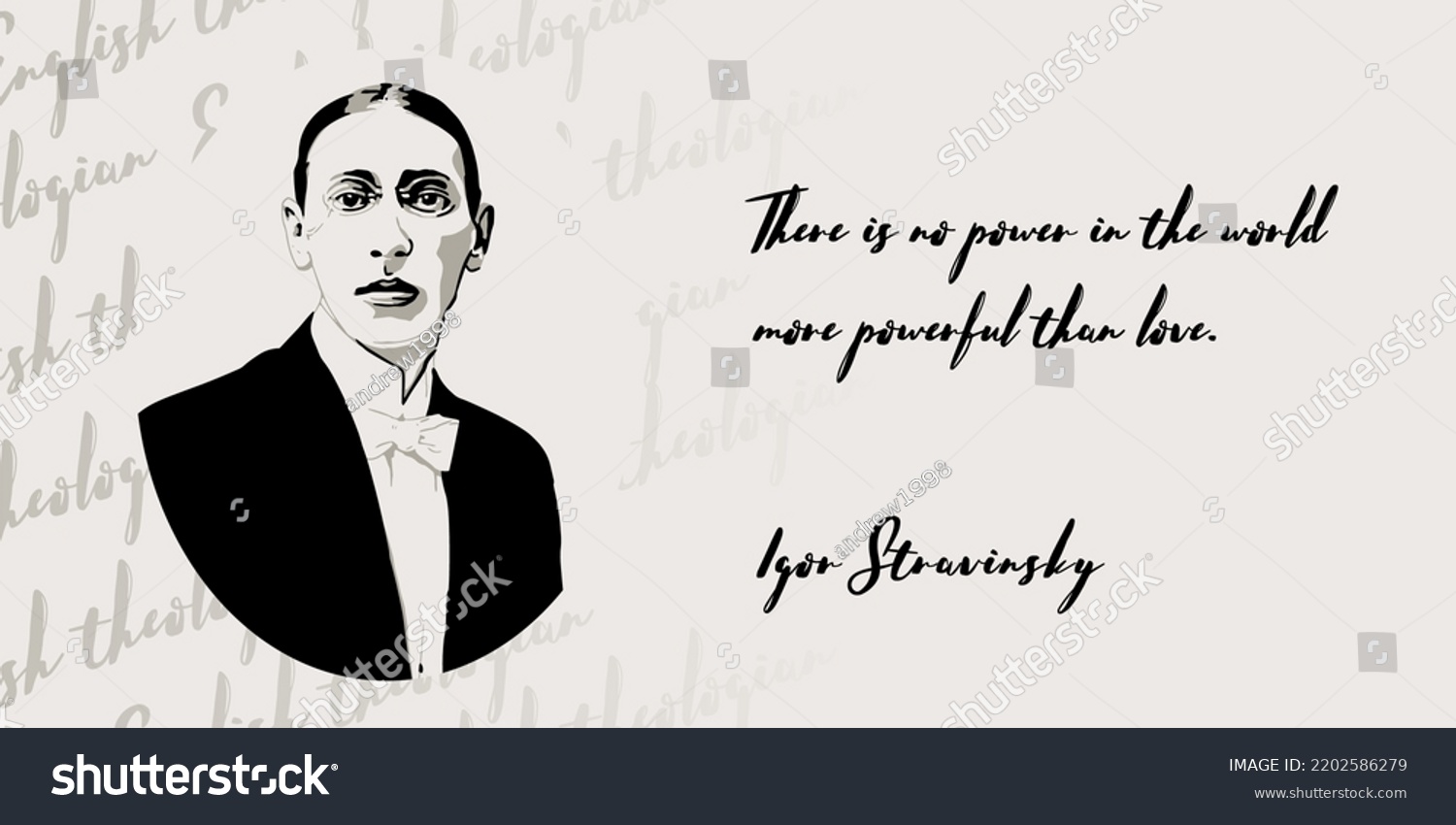 Vector Portrait Igor Stravinsky Russian Composer Stock Vector (Royalty ... Vector Portrait Igor Stravinsky Russian Composer Stock Vector (Royalty ...