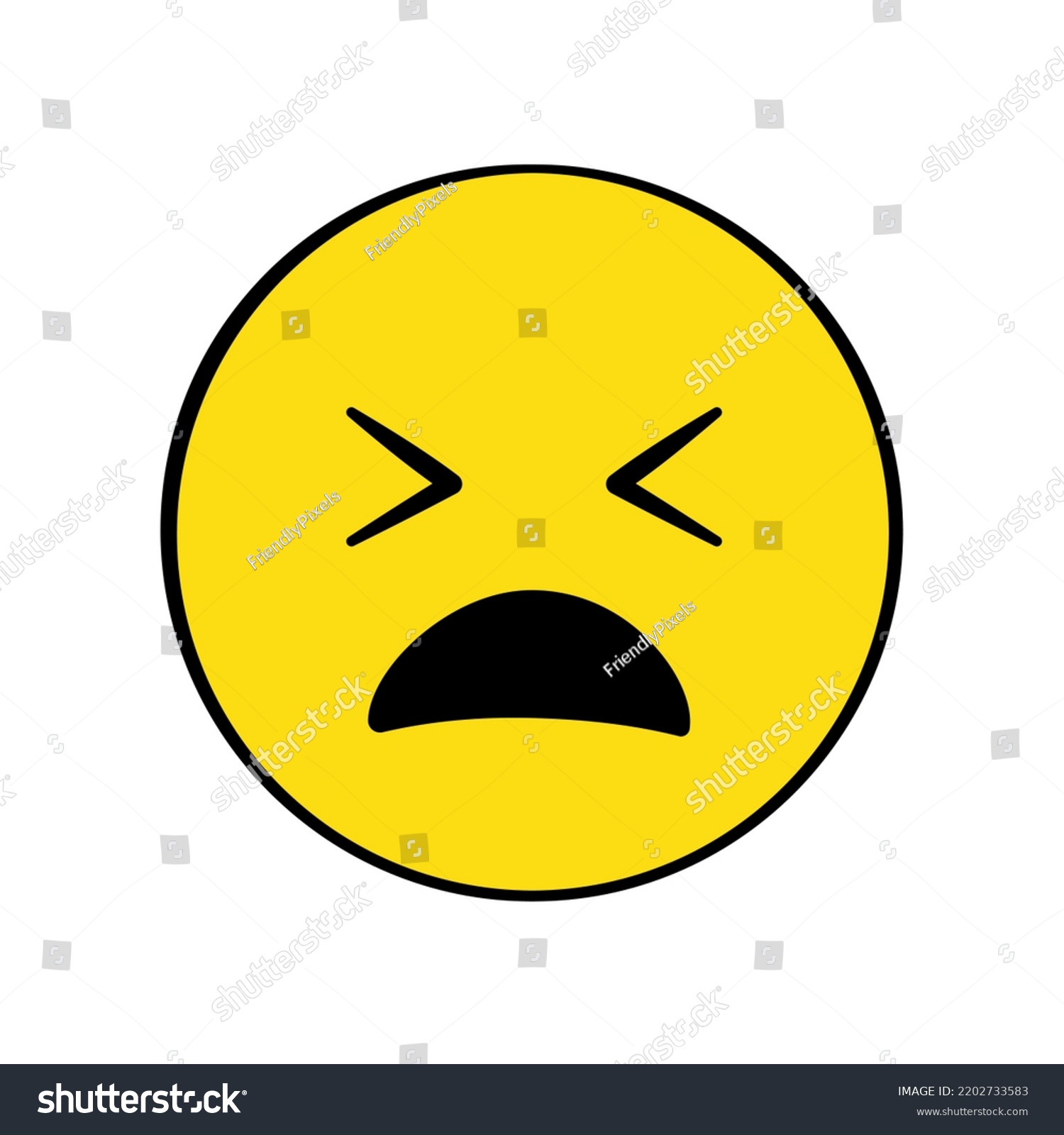 Frowning Face Emoji Open Mouth Vector Stock Vector (Royalty Free ... Frowning Face Emoji Open Mouth Vector Stock Vector (Royalty Free ...