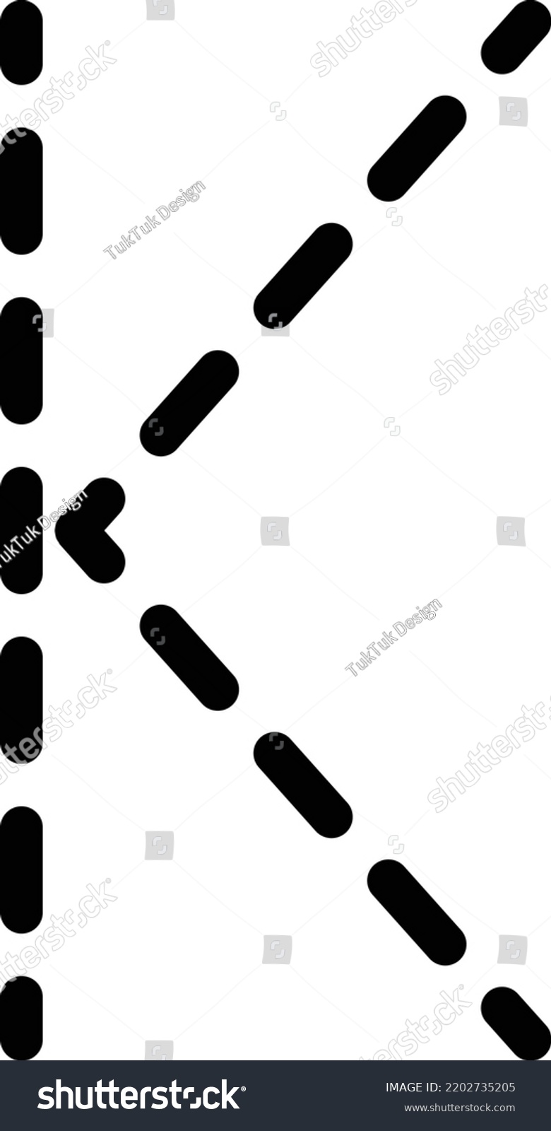 Tracing Alphabet Letter K Prewriting Dotted Stock Vector Royalty Free