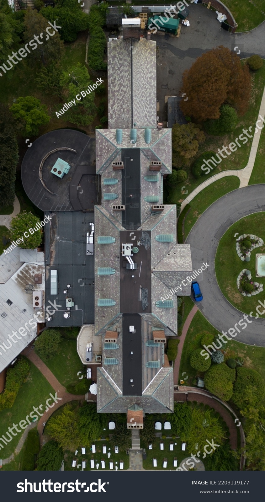 Aerial View Above Large Mansion Beautiful Stock Photo 2203119177 ... Aerial View Above Large Mansion Beautiful Stock Photo 2203119177 ...