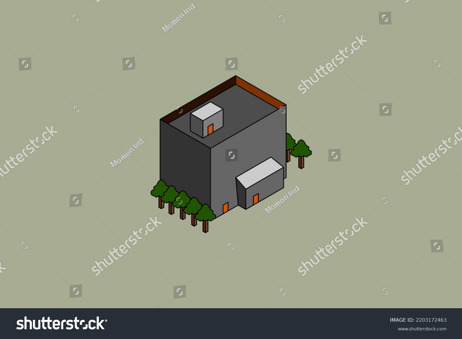 Buildings 3d Suitable Game Materials Building Stock Vector (Royalty ... Buildings 3d Suitable Game Materials Building Stock Vector (Royalty ...