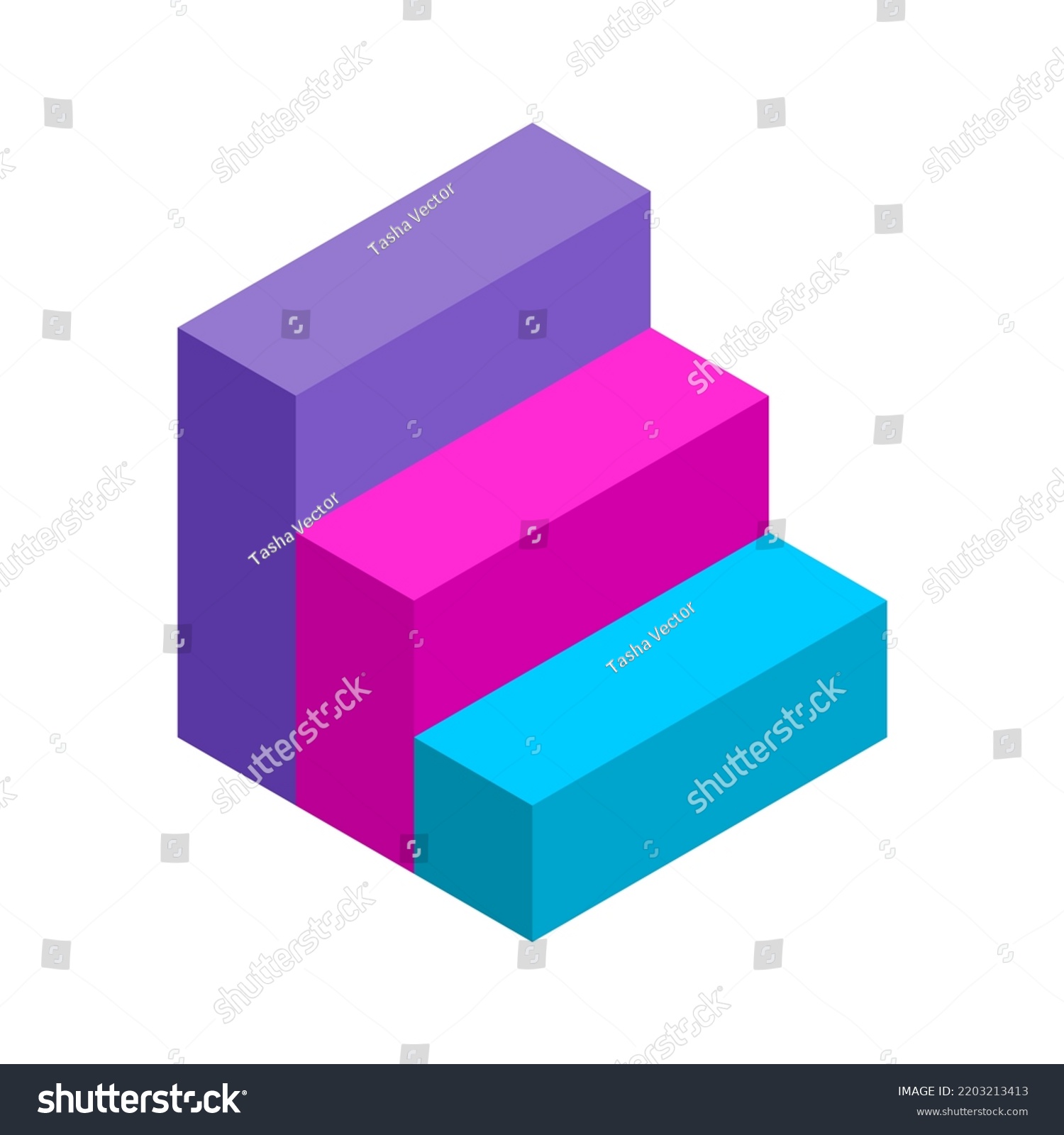 Colorful 3d Stairs Three Steps Infographic Stock Vector (Royalty Free ... Colorful 3d Stairs Three Steps Infographic Stock Vector (Royalty Free ...