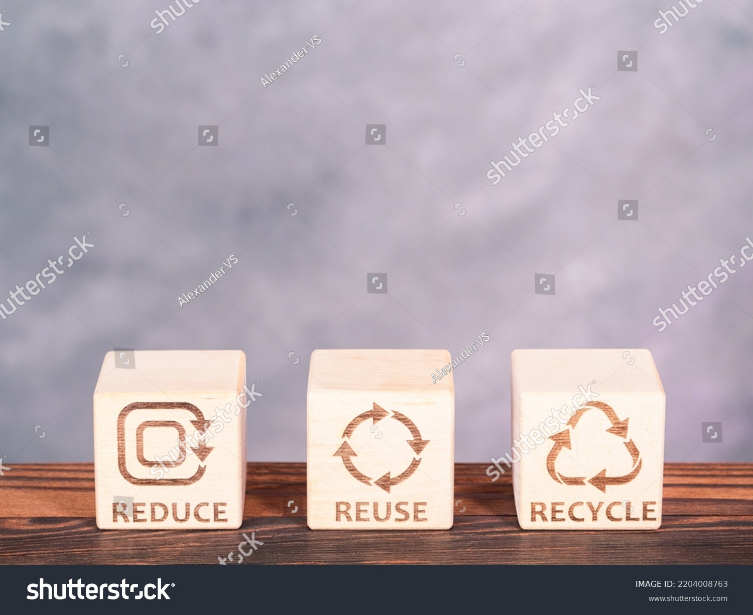 Reduce Reuse Recycle Symbols Natural Resource Stock Photo 2204008763 ... Reduce Reuse Recycle Symbols Natural Resource Stock Photo 2204008763 ...