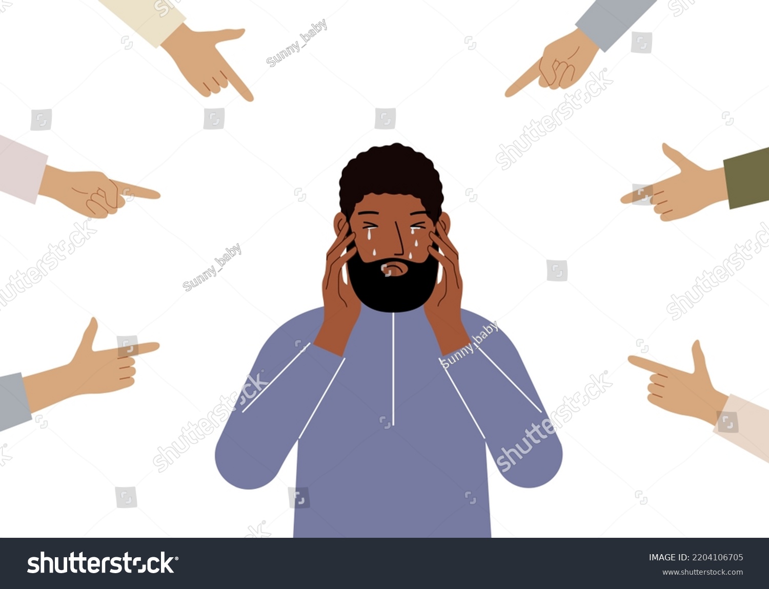 Concept Public Condemnation Victim Blaming Bullying Stock Vector ... Concept Public Condemnation Victim Blaming Bullying Stock Vector ...