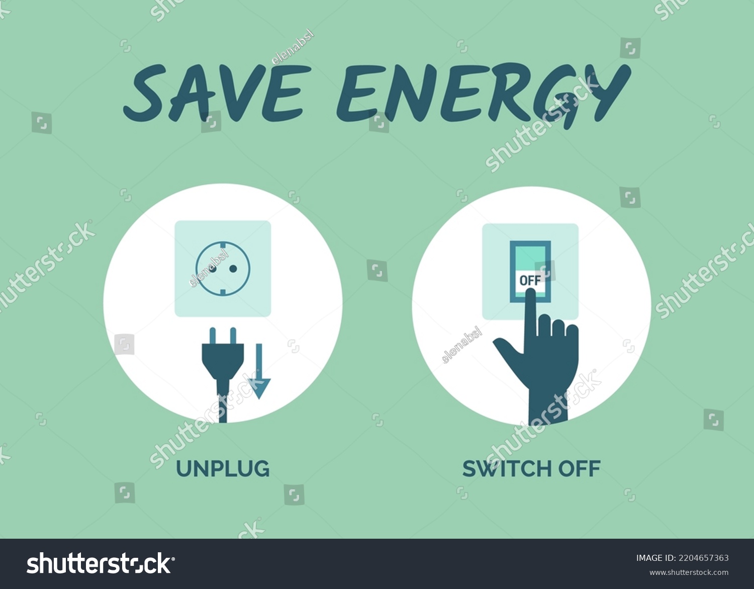 Saving Energy Tips Unplug Appliances When Stock Vector (Royalty Free ... Saving Energy Tips Unplug Appliances When Stock Vector (Royalty Free ...