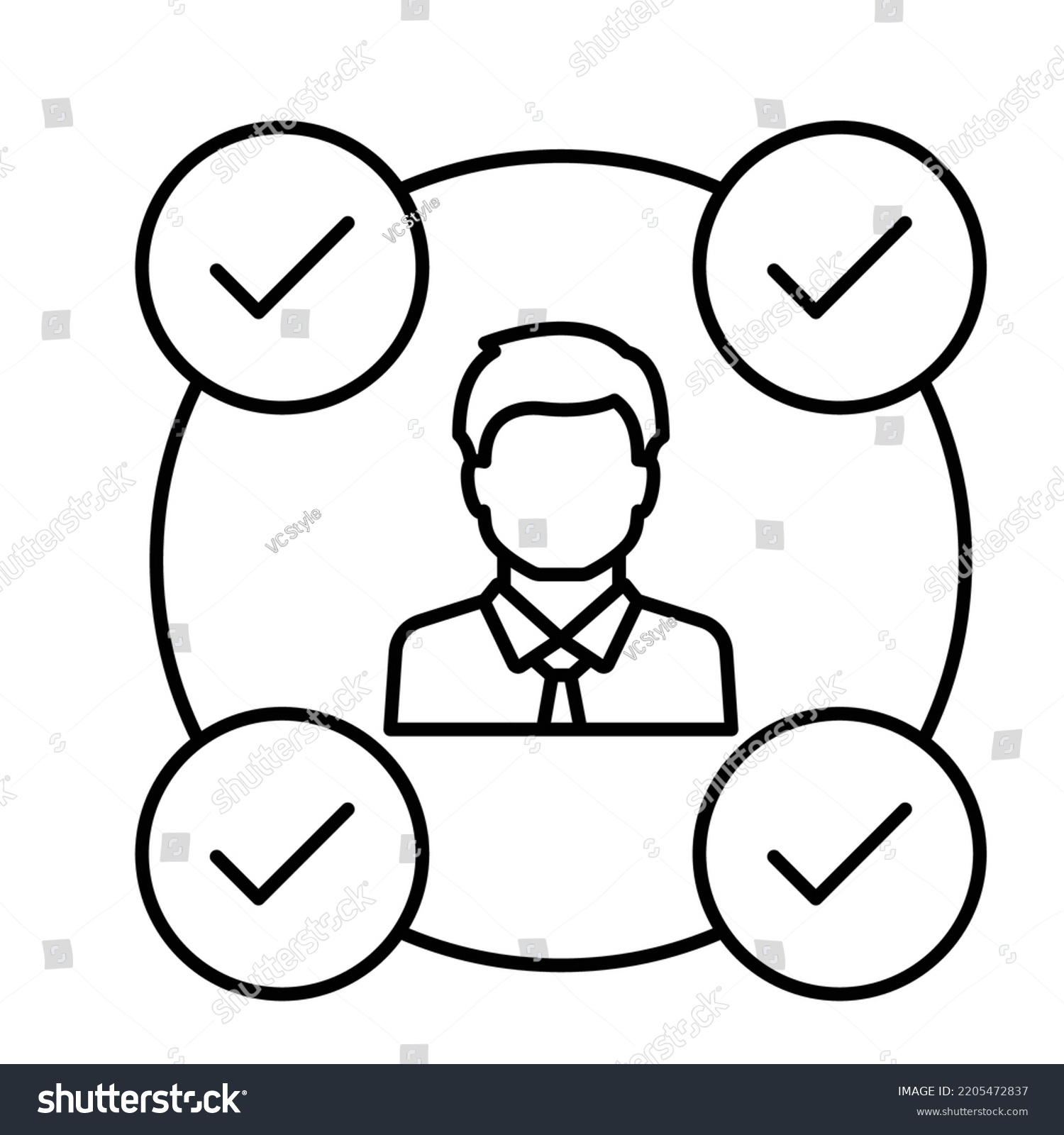 Approved Circle Outline Vector Icon Which Stock Vector (Royalty Free ... Approved Circle Outline Vector Icon Which Stock Vector (Royalty Free ...
