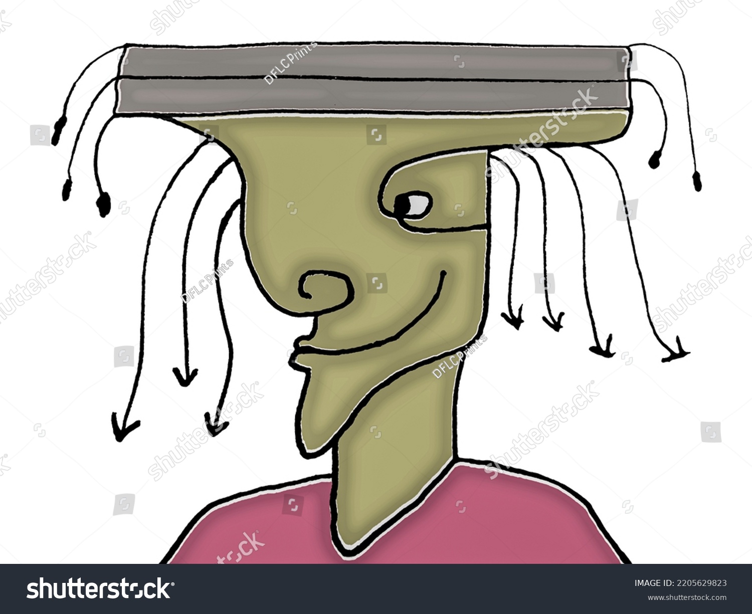 Middle Shot Plane Fantasy Alien Man Stock Illustration 2205629823 ... Middle Shot Plane Fantasy Alien Man Stock Illustration 2205629823 ...