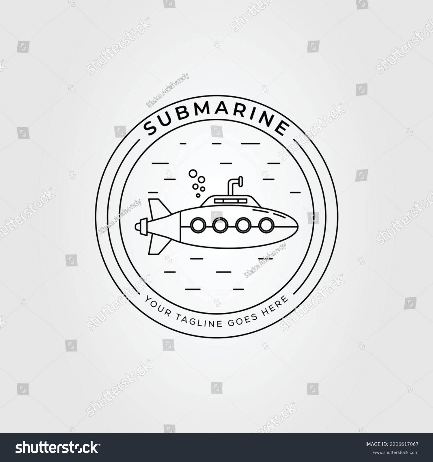Underwater Submarine Sub Ship Logo Vector Stock Vector (Royalty Free ... Underwater Submarine Sub Ship Logo Vector Stock Vector (Royalty Free ...