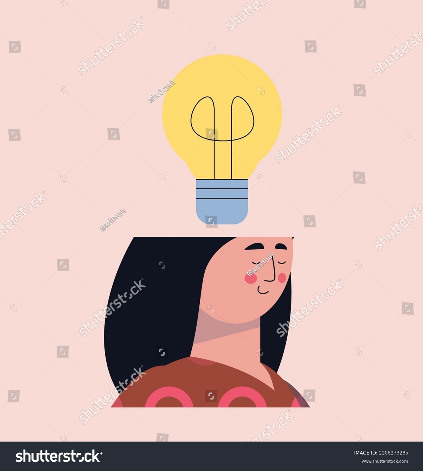 Brainstorming Concept Thinking Process Light Bulb Stock Vector (Royalty ... Brainstorming Concept Thinking Process Light Bulb Stock Vector (Royalty ...