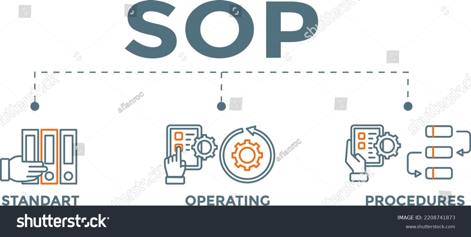Sop Banner Sop Concept Standard Operating Stock Vector (Royalty Free ... Sop Banner Sop Concept Standard Operating Stock Vector (Royalty Free ...