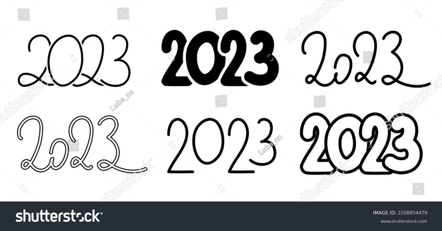 2023 Logo Set Template Creating Design Stock Vector (Royalty Free ... 2023 Logo Set Template Creating Design Stock Vector (Royalty Free ...
