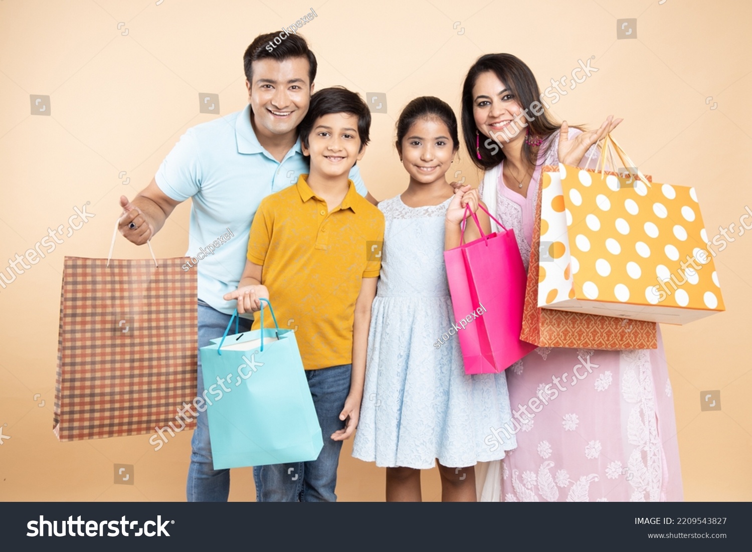 Portrait Happy Indian Family Wearing Casual Stock Photo 2209543827 ... Portrait Happy Indian Family Wearing Casual Stock Photo 2209543827 ...