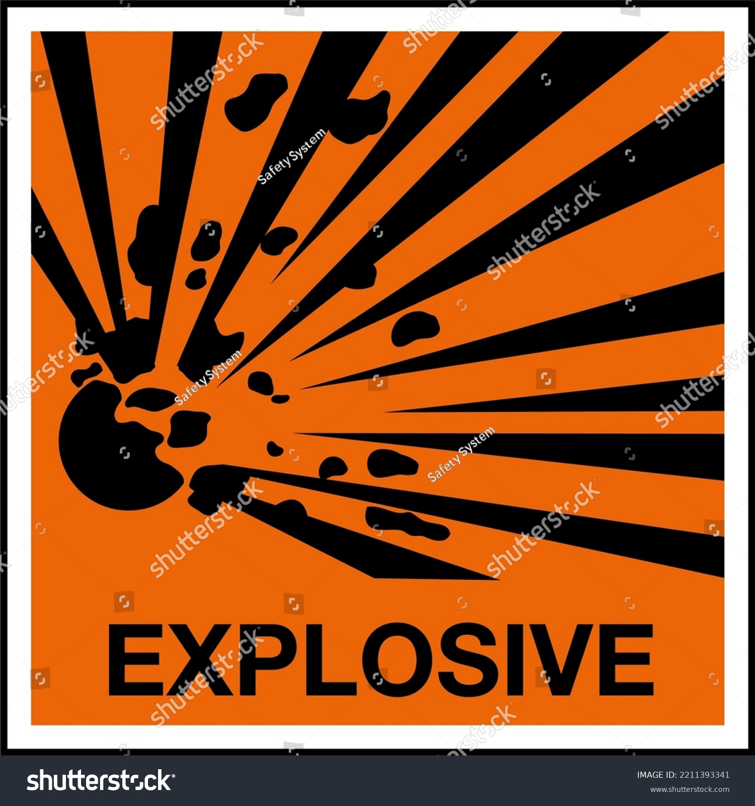 Hazardous Substances Identification Storage Area Marking Stock Vector ... Hazardous Substances Identification Storage Area Marking Stock Vector ...