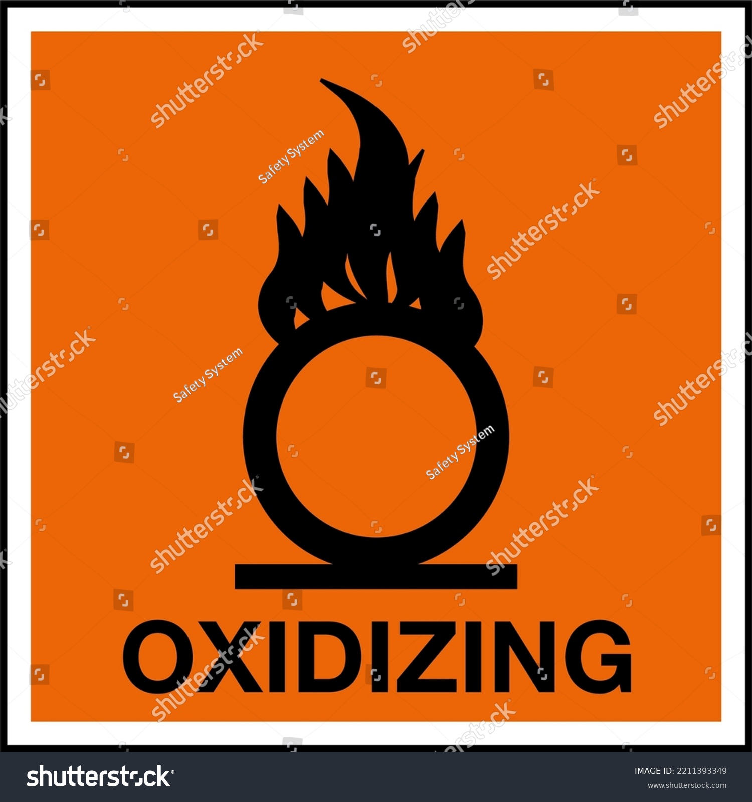 Hazardous Substances Identification Storage Area Marking Stock Vector ... Hazardous Substances Identification Storage Area Marking Stock Vector ...