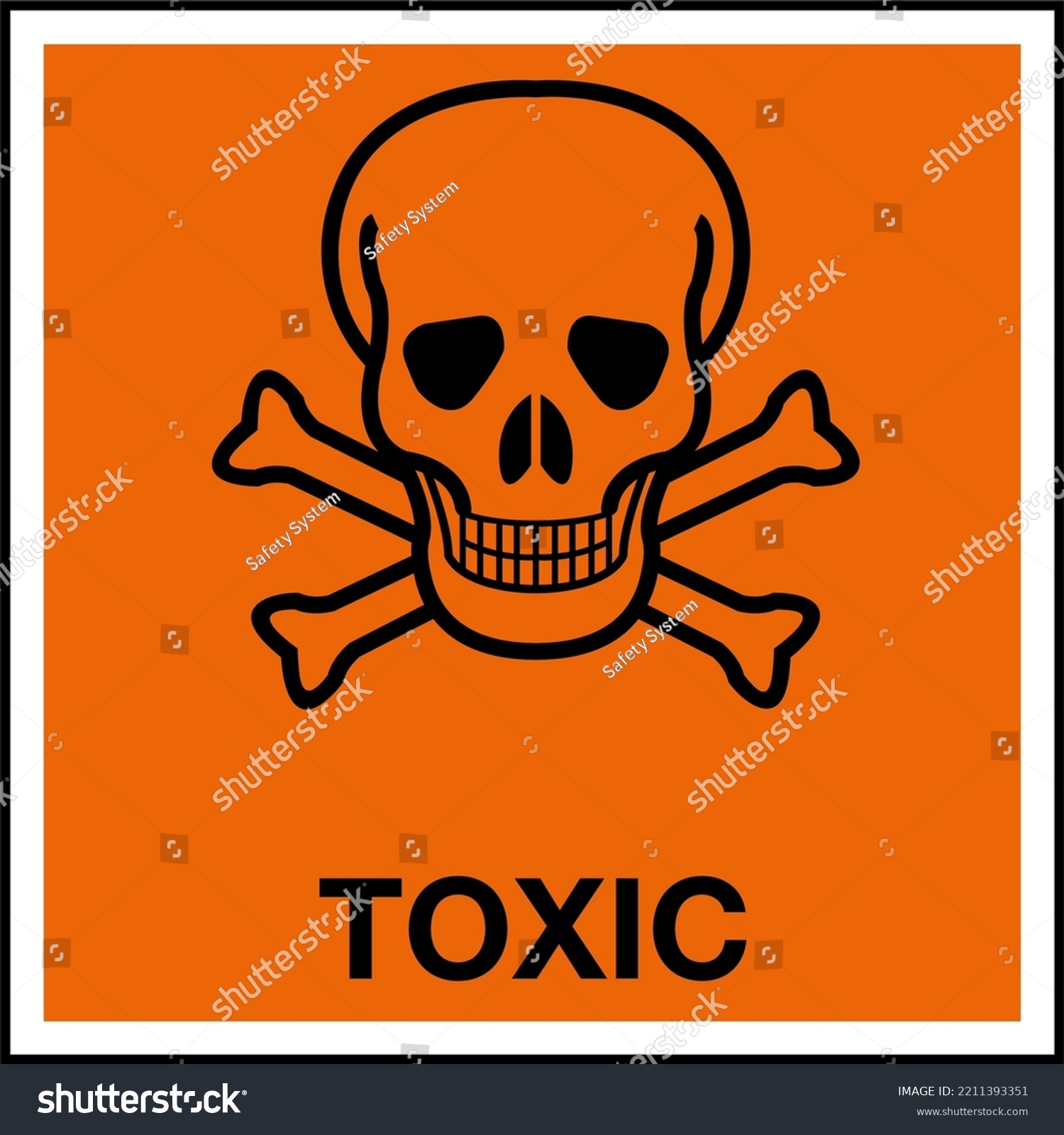 Hazardous Substances Identification Storage Area Marking Stock Vector ... Hazardous Substances Identification Storage Area Marking Stock Vector ...