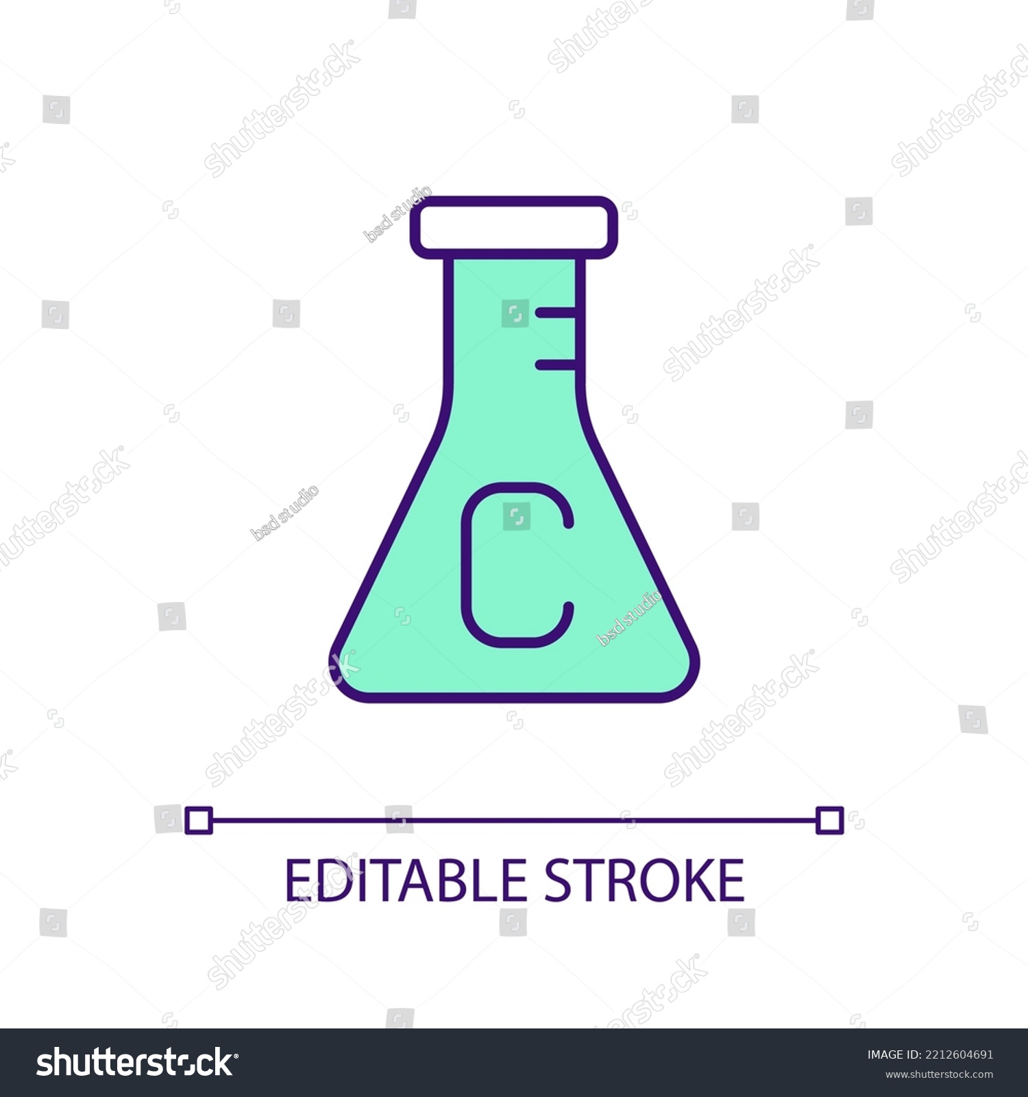 Erlenmeyer Flask Carbon Sample Rgb Color Stock Vector (Royalty Free ... Erlenmeyer Flask Carbon Sample Rgb Color Stock Vector (Royalty Free ...