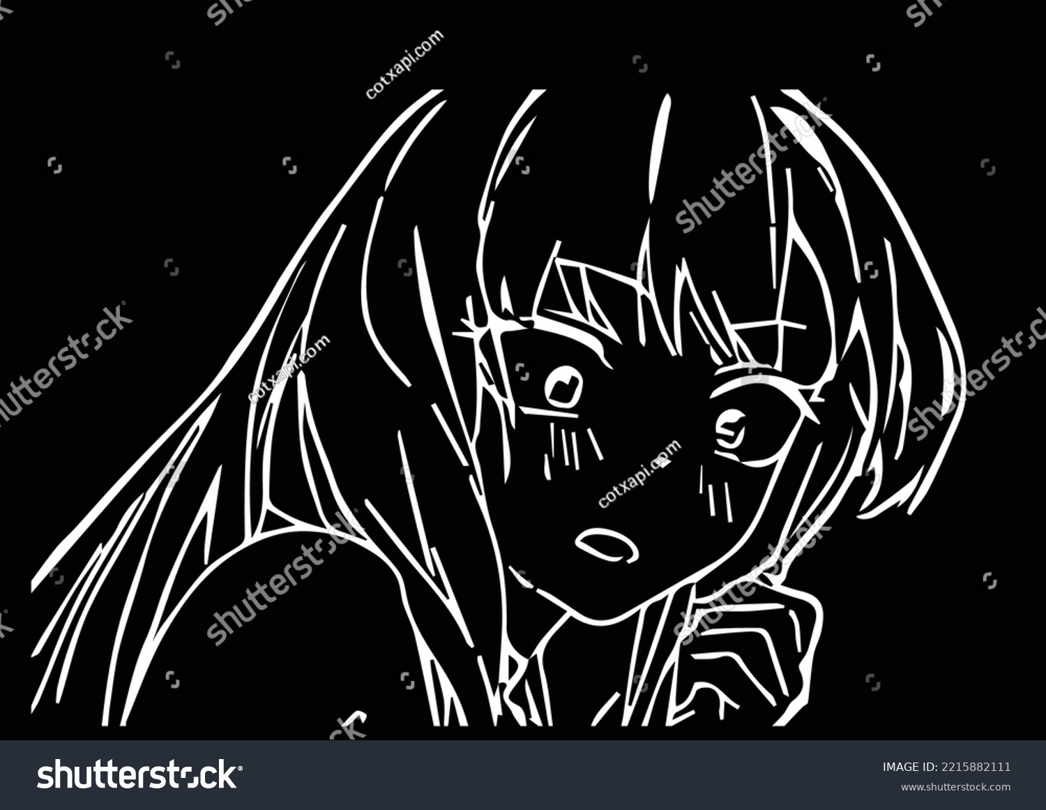 Illustration Cute Slim Hot Sexy Anime Stock Vector Royalty Free 2215882111 Shutterstock