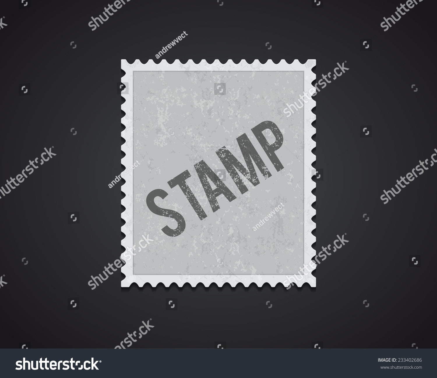 White Stamp Mockup Stock Vector (Royalty Free) 233402686 | Shutterstock