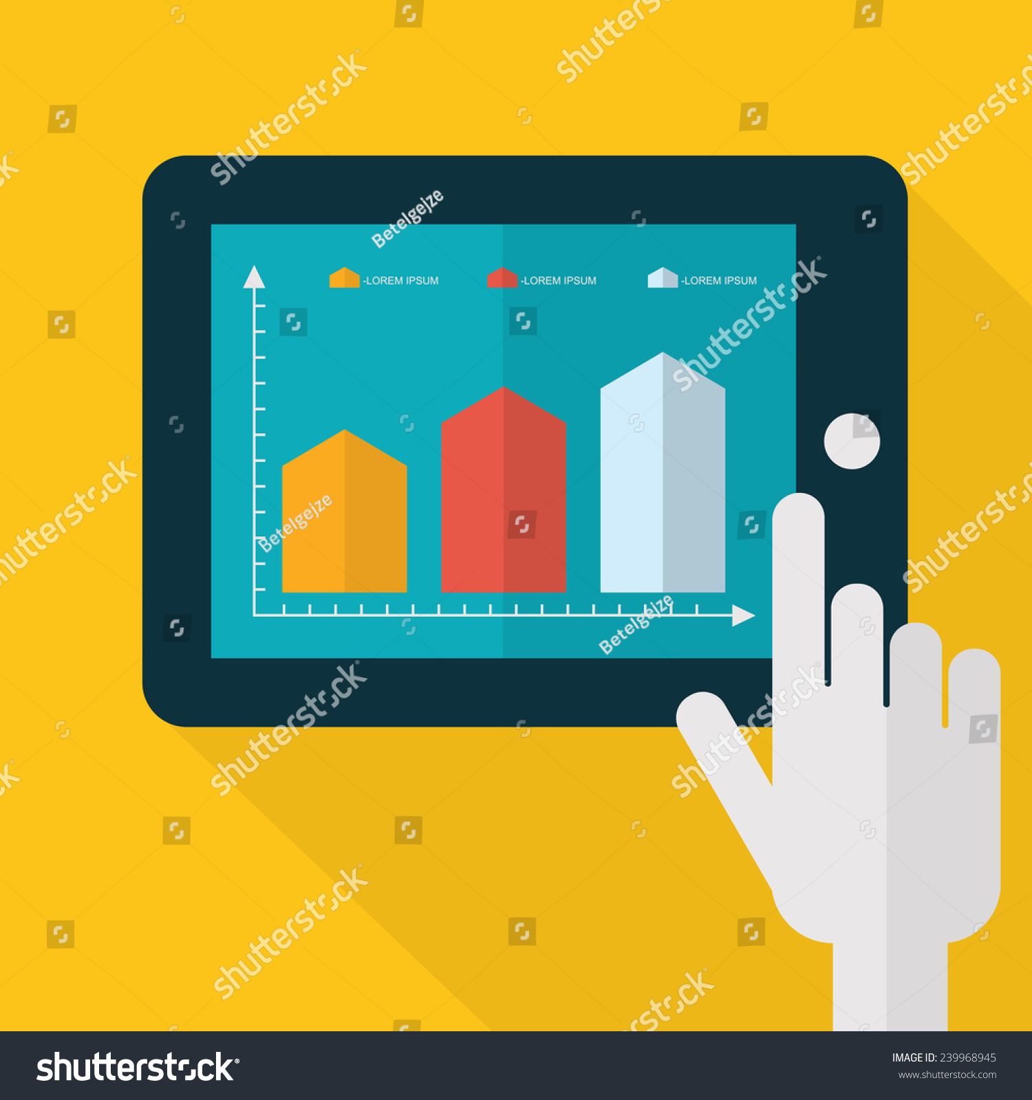 Colorful Flat Touch Interface Graph Background Stock Vector (Royalty ... Colorful Flat Touch Interface Graph Background Stock Vector (Royalty ...