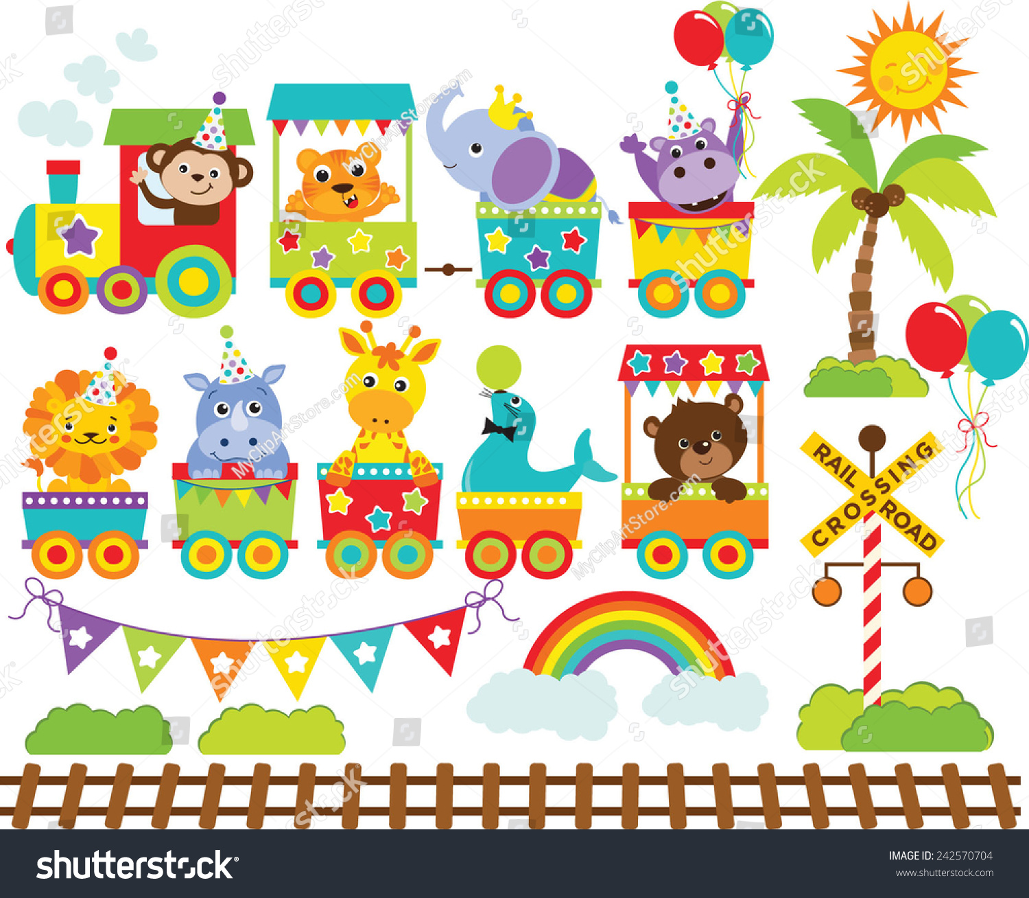 7,493 Baby Animal Train Images, Stock Photos & Vectors | Shutterstock