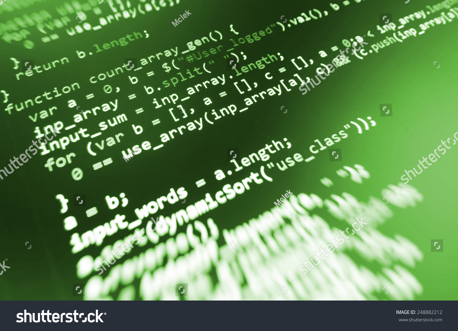 Coding Programming Source Code Screen Colorful Stock Photo 248882212 ...