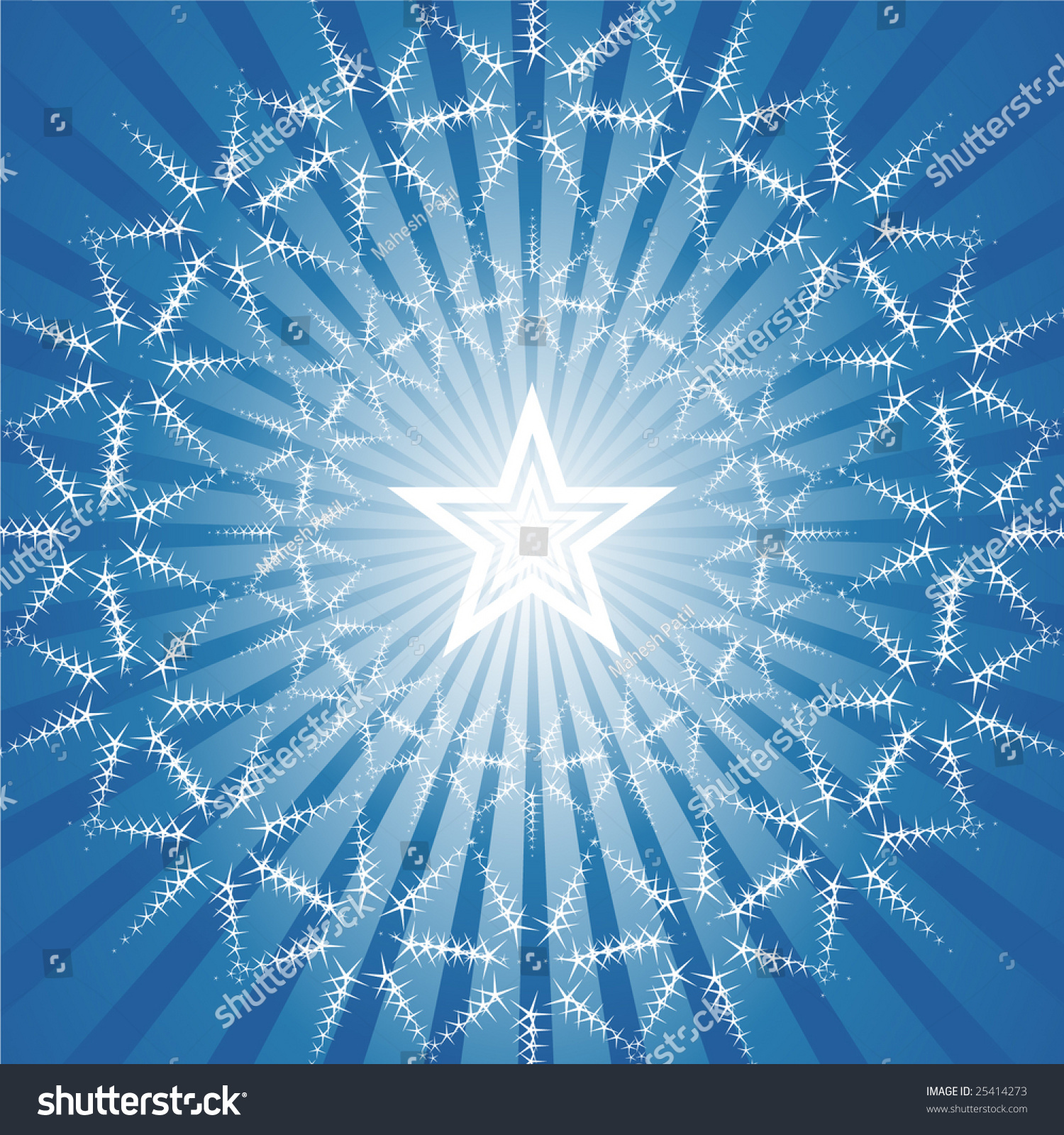 Exploding Starburst Background Vector Stock Vector (Royalty Free ...