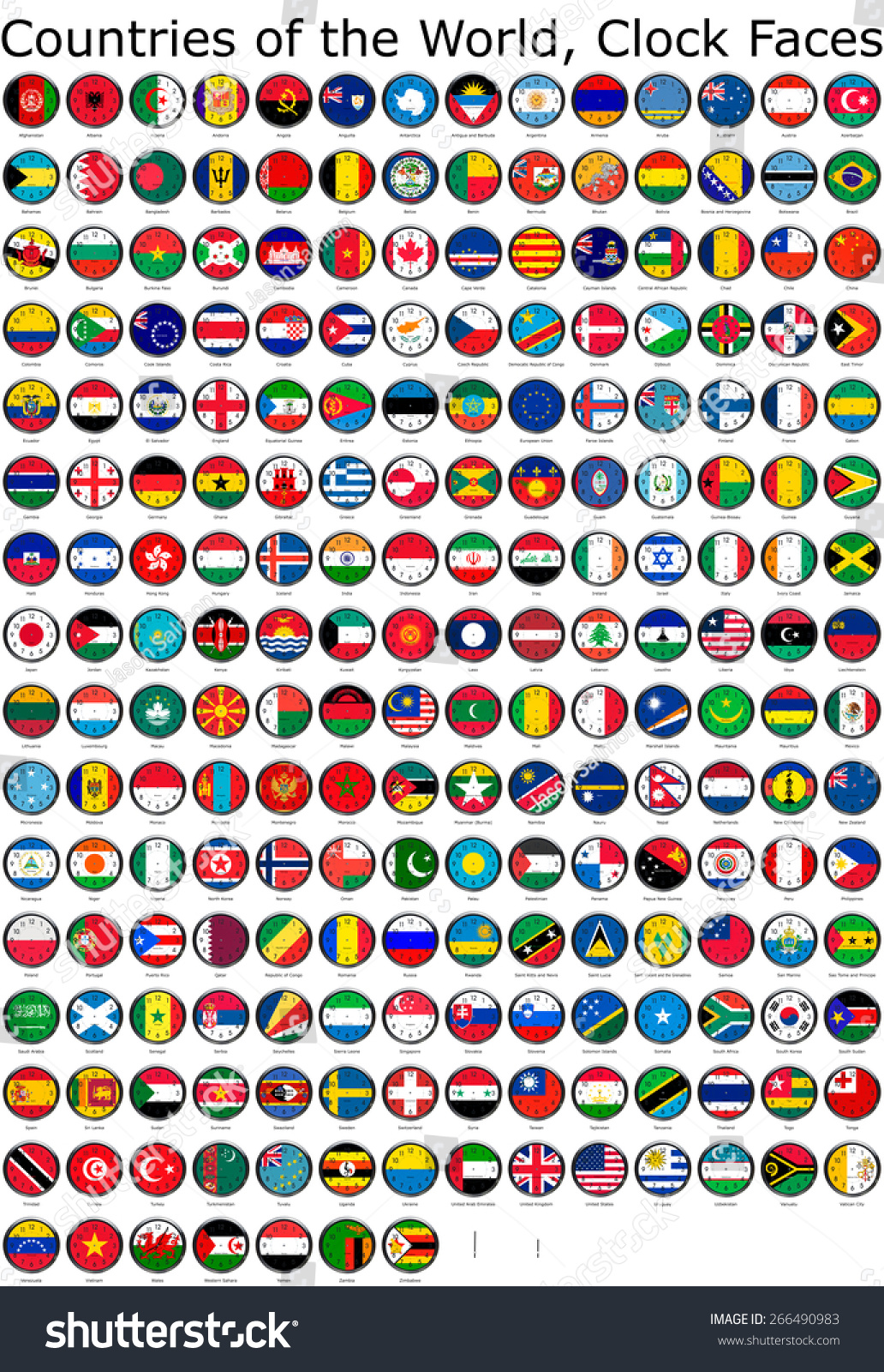 List Countries World National Flags Set Stockfoto 266490983 | Shutterstock List Countries World National Flags Set Stockfoto 266490983 | Shutterstock