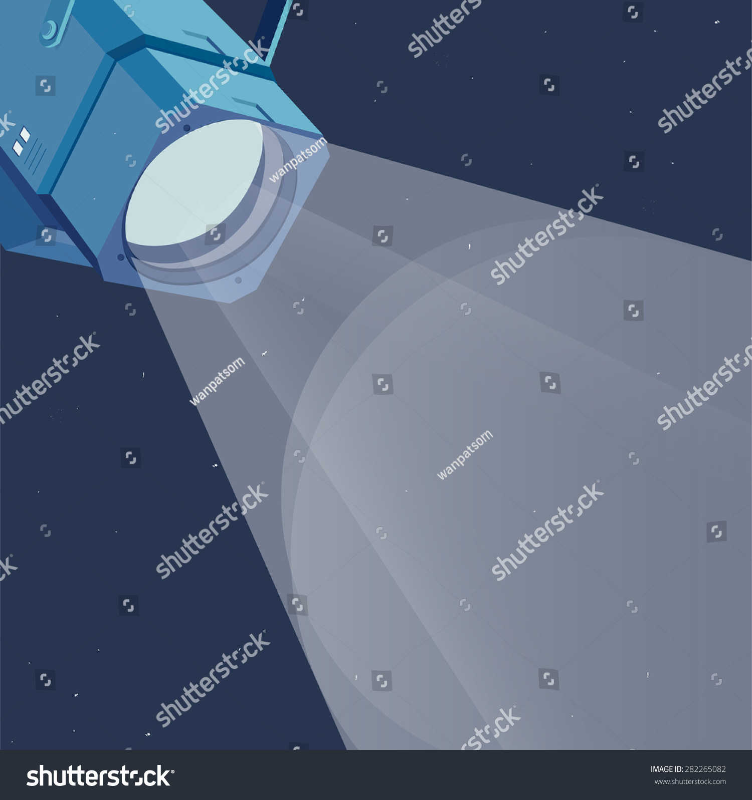 Stage Lighting Studio Vector Stock Vector (Royalty Free) 282265082 ...