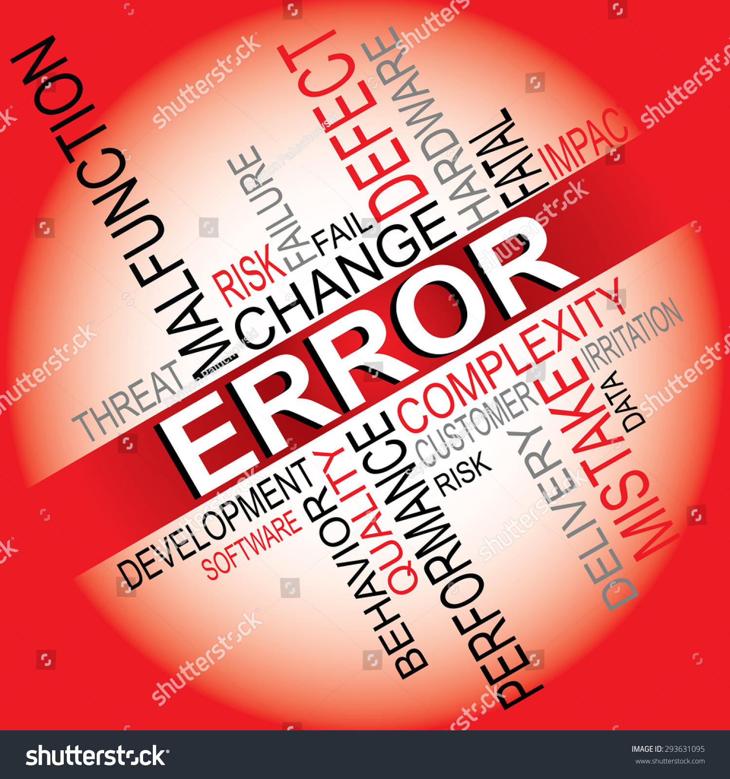 Bug Defect Failure Error Software Development: vector de stock (libre ...