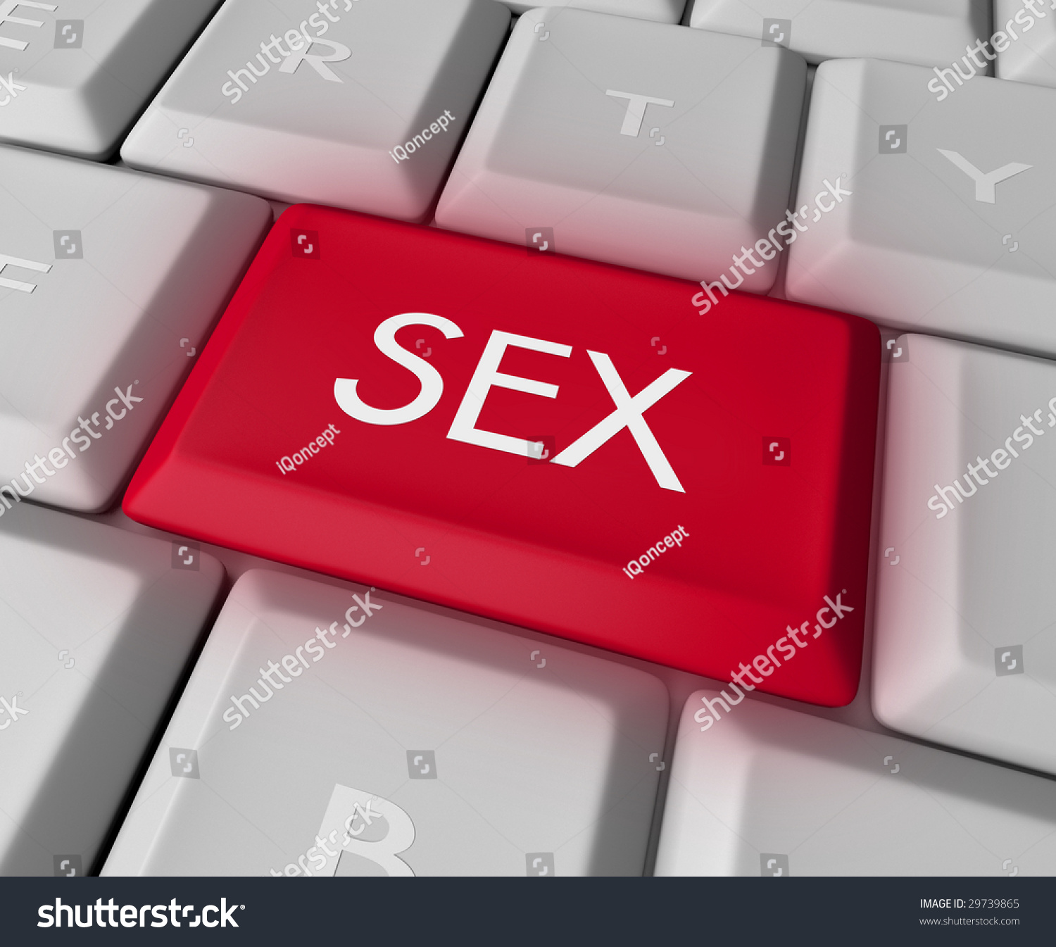 Keyboard Red Key Reading Sex Stock Illustration 29739865 Shutterstock