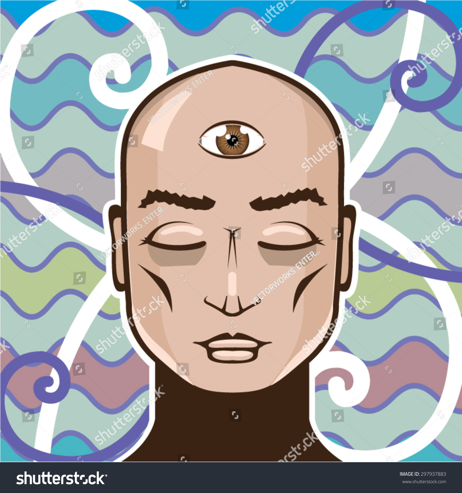 Third Eye Vector Illustration Stock Vector (Royalty Free) 297937883 ... Third Eye Vector Illustration Stock Vector (Royalty Free) 297937883 ...