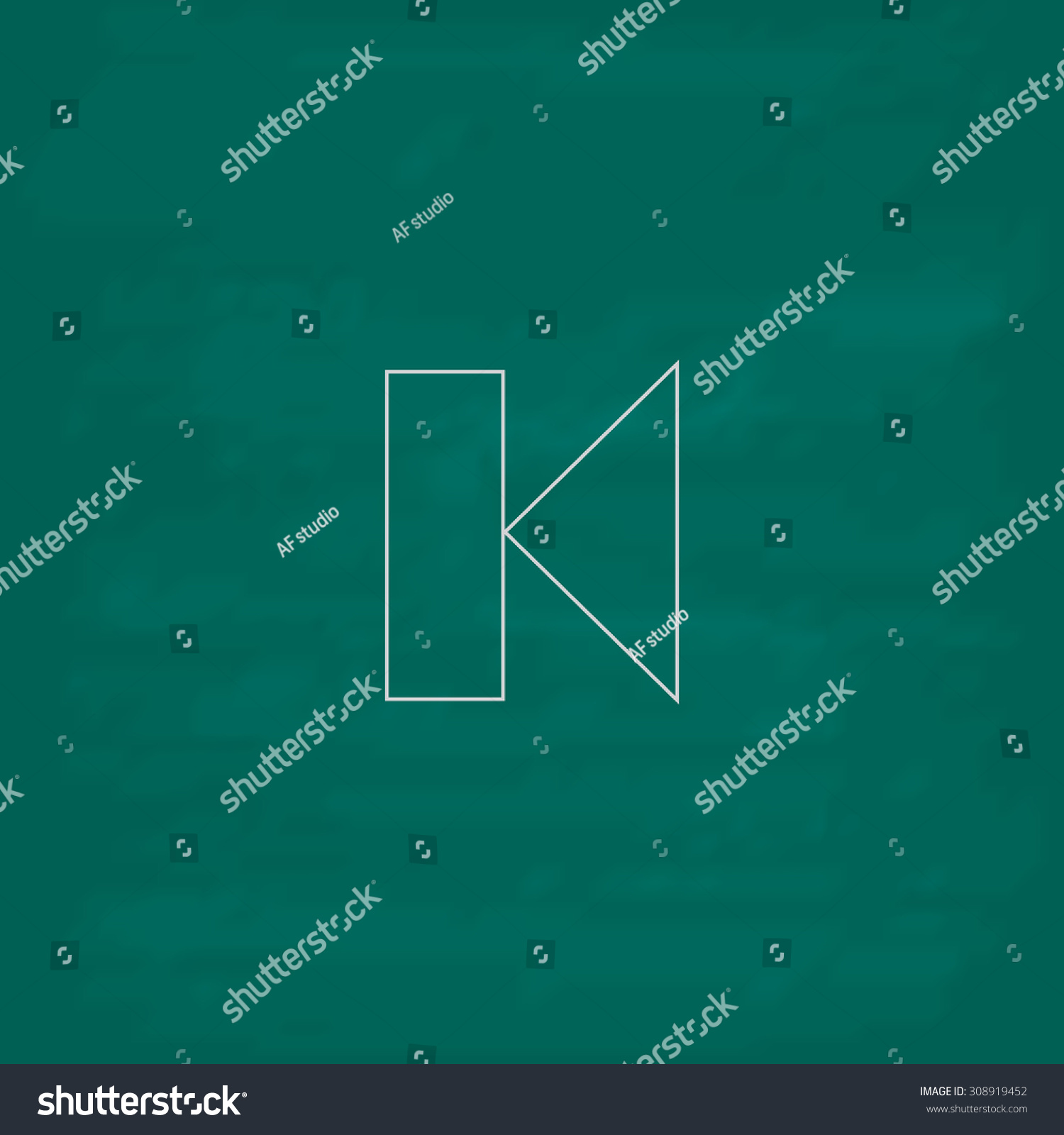 Back Track Arrow Media Player Control Stock Vector (Royalty Free) 308919452 | Shutterstock