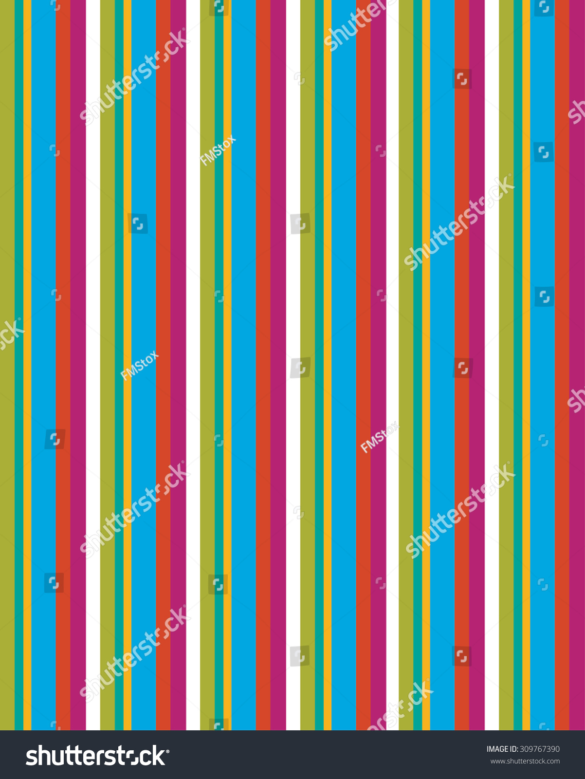 Colourful Vector Stripped Pattern Stock Vector (Royalty Free) 309767390 ...