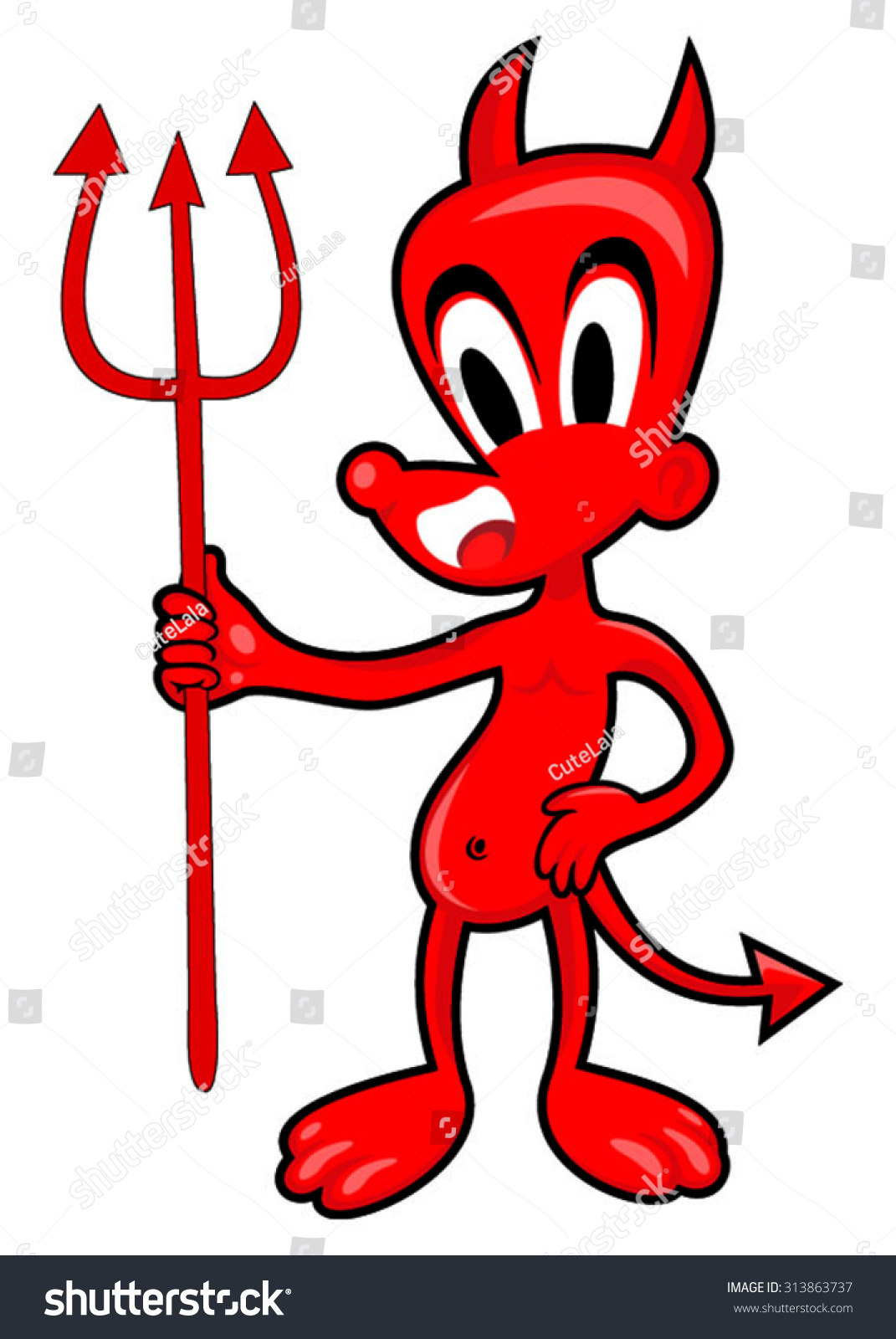 Devil Mouse Vector Stock Vector (Royalty Free) 313863737 | Shutterstock