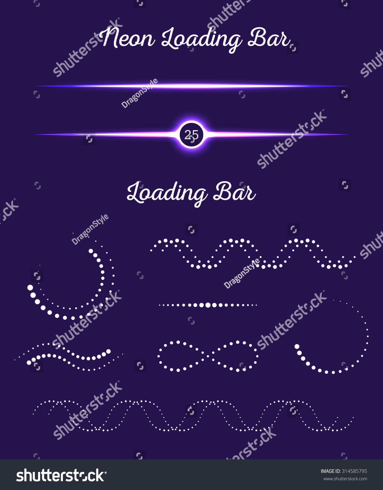 Collection Modern Glowing Preloaders Progress Loading Stock Vector ... Collection Modern Glowing Preloaders Progress Loading Stock Vector ...